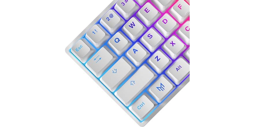 Matrix Elite Series White 60% Mechanical Gaming Keyboard