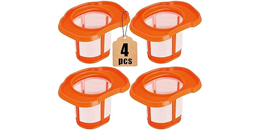 4 Pack Replacement Hand Vacuum Filters