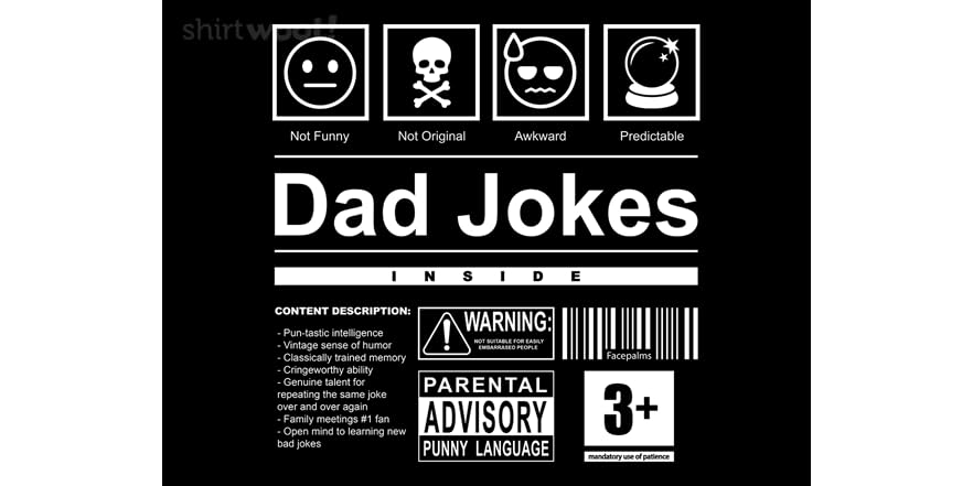 Dad Jokes Label