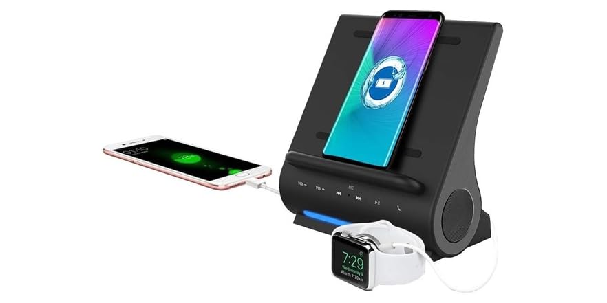 Azpen 15 Watt Fast Wireless Charging Sound Hub