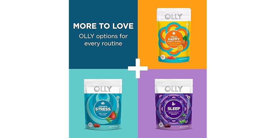 OLLY Joy Jar Gift, Easy Refillable Glass Bottle