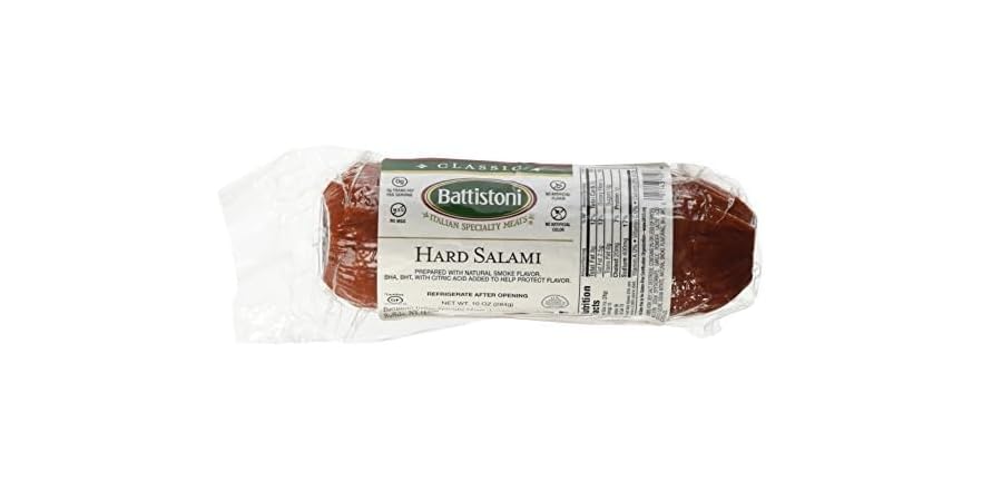 (4 Count) Battistoni Classic Italian Hard Salami, 8oz