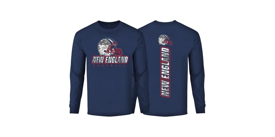 Mens Army Camo Football L/S Shirt