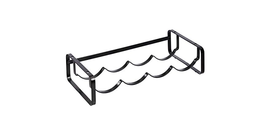 Tabletop Stackable 4-Bottle Metal Wine Rack