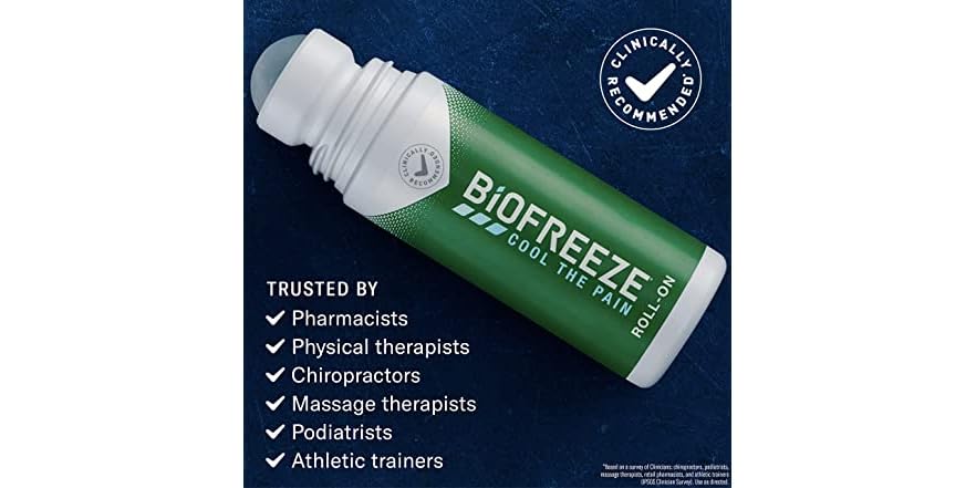 Biofreeze Pain Relief Roll-On 3 Pack