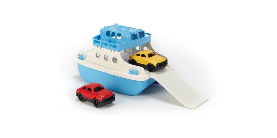 Green Toys Ferry Boat with Cars
