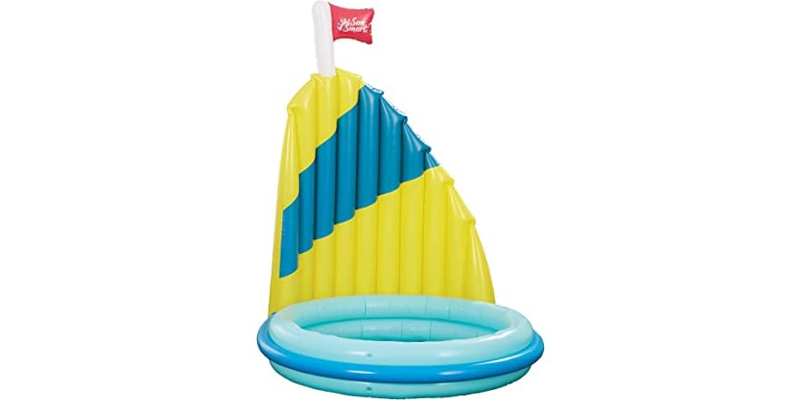 SunSmart Shade 'N Play Sailboat Kiddie Pool