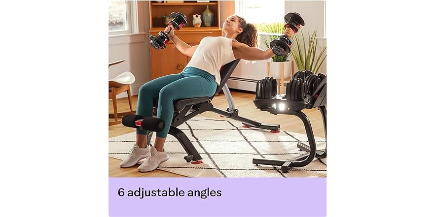 Bowflex 5.1 Stowable Bench Black/Red