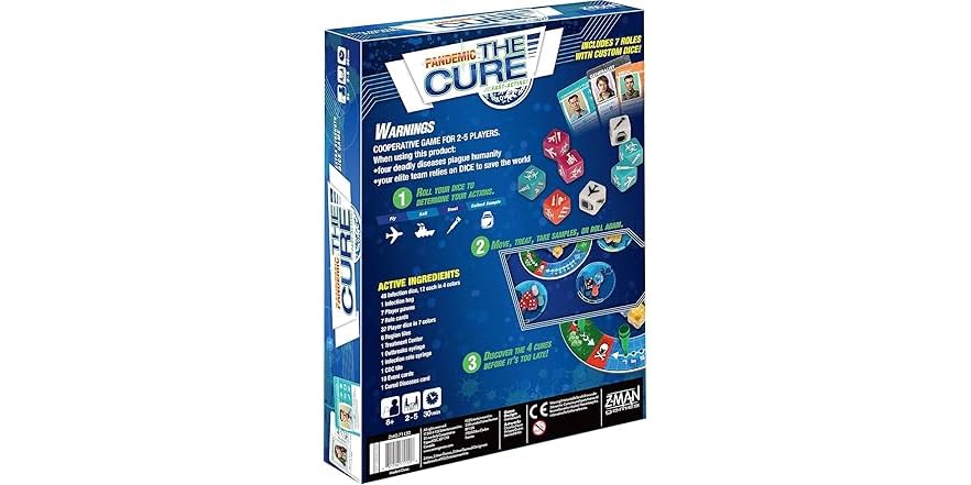 Pandemic The Cure Board Game (Base Game)