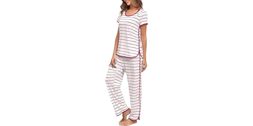 Stripe Pajamas Set Sleepwear