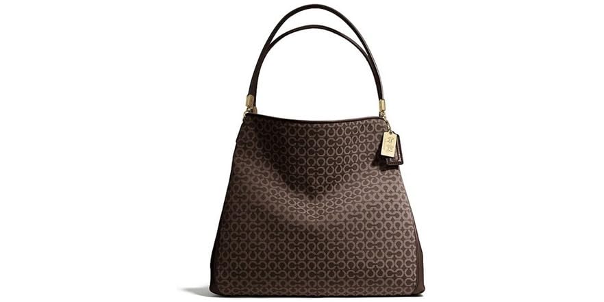 Madison Small Phoebe Shoulder Bag, Brown