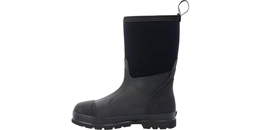Muck Men's Chore Mid Black Boot Size 8