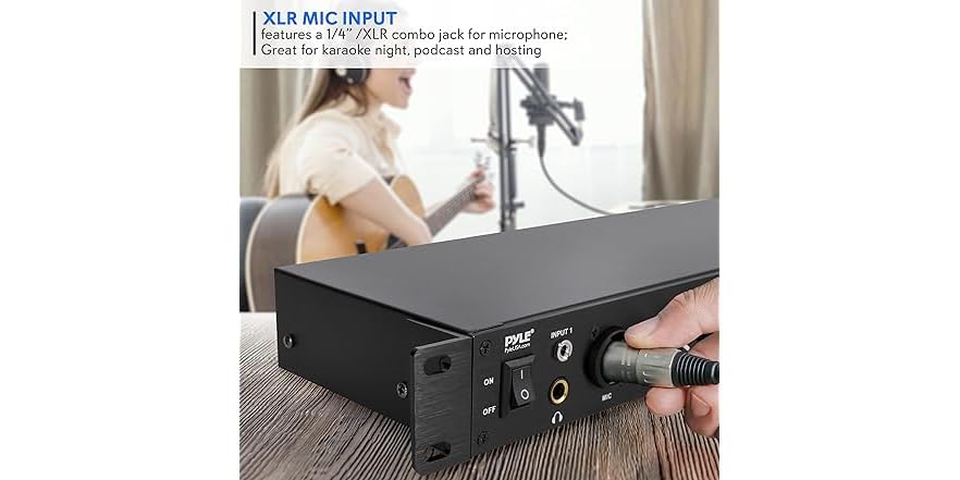 Pyle Rack Mount Studio Pre-Amplifier