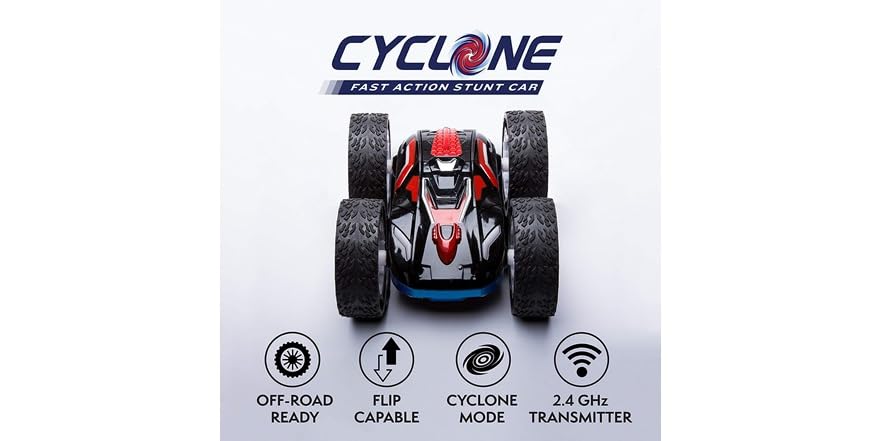Cyclone RC Cars with Bright LED Lights