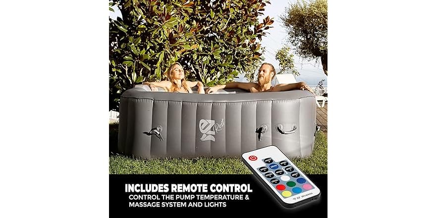 SereneLife Outdoor Portable Hot Tub