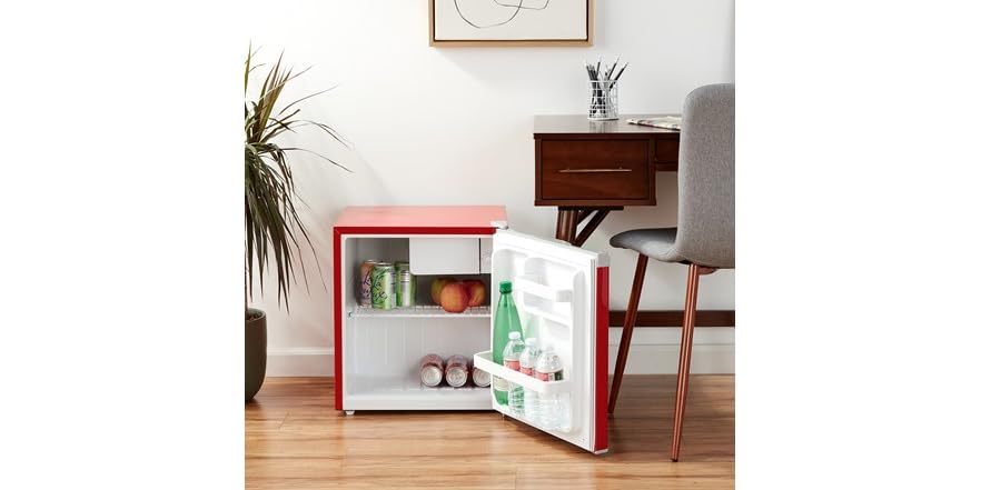 RCA Red Mini-Fridge | 1.6 Cu. Ft.
