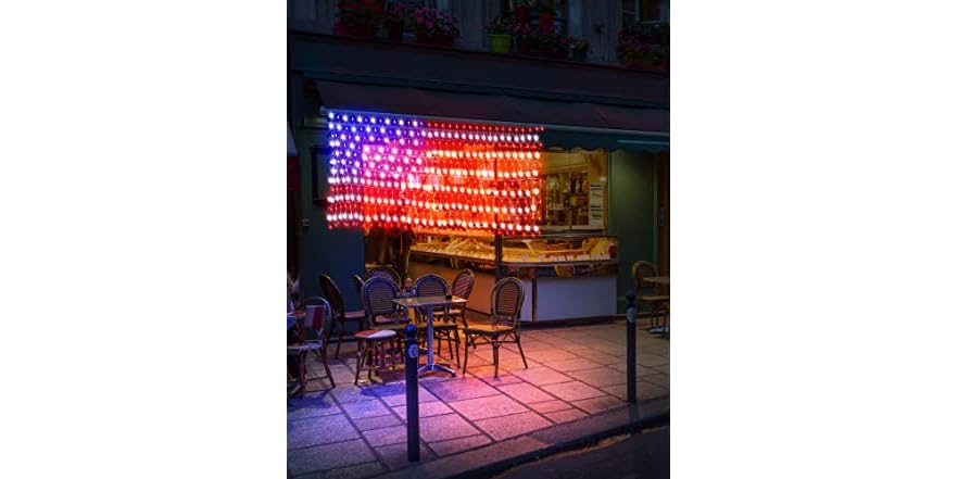 JACKYLED LED American Flag Lights