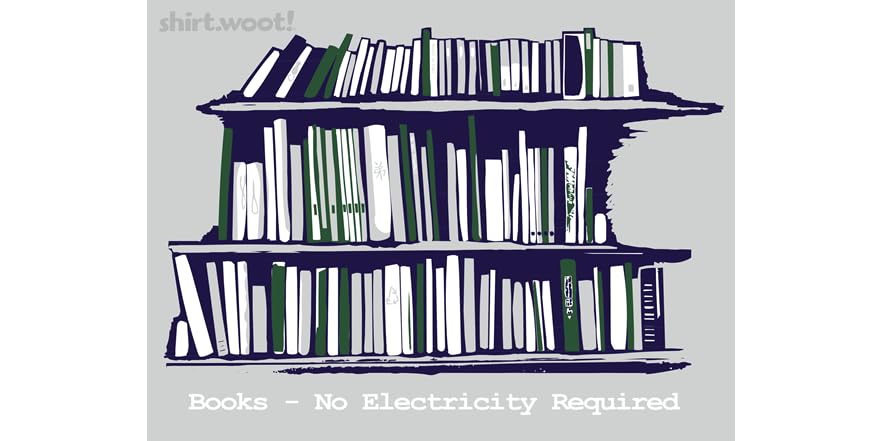 Books – No Electricity Required