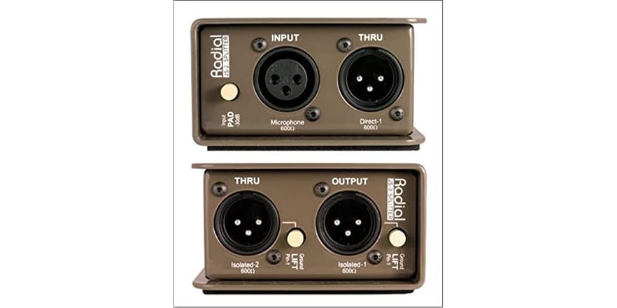Passive Microphone Splitter Direct Box