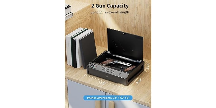 movgul Biometric Gun Safe, 443B