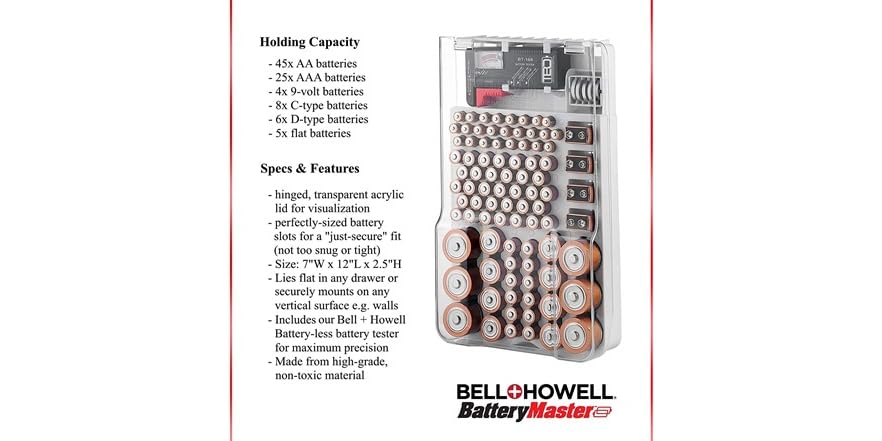 Bell+Howell Battery Master (2-Pack)