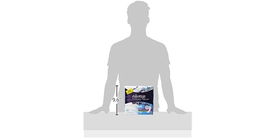 Always Incontinence & Postpartum Pads, 54ct