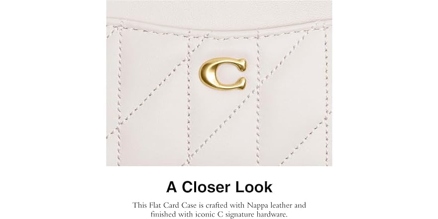 Coach Women's Quilted Pillow Leather Essential Card Case