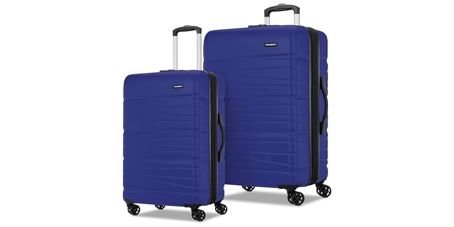 Samsonite 2pc Luggage Set Blue (Open Box)