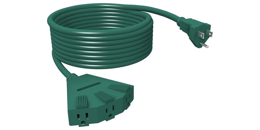 Stanley Grounded 3-Outlet Outdoor Power Extension
