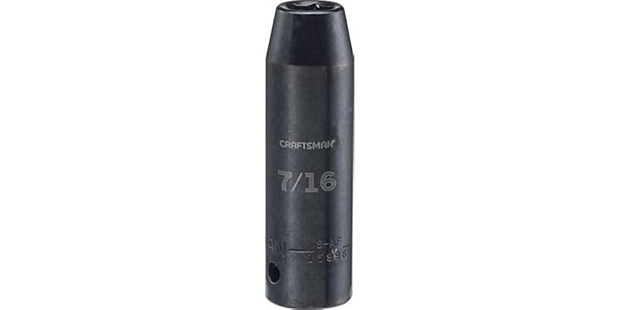 CRAFTSMAN Deep Impact Socket, SAE, 1/2-Inch Drive