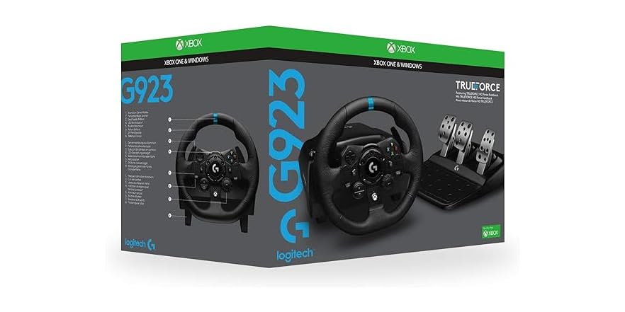 Logitech G923 Racing Wheel and Pedals