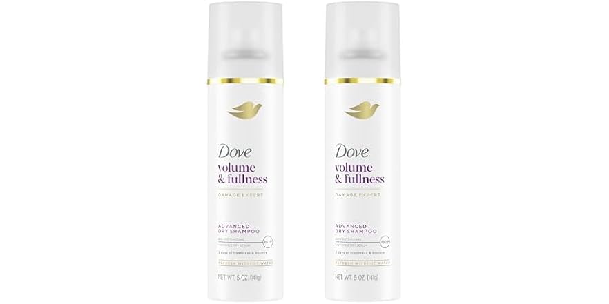 2 Pack Dove Dry Shampoo 2 Count 5586