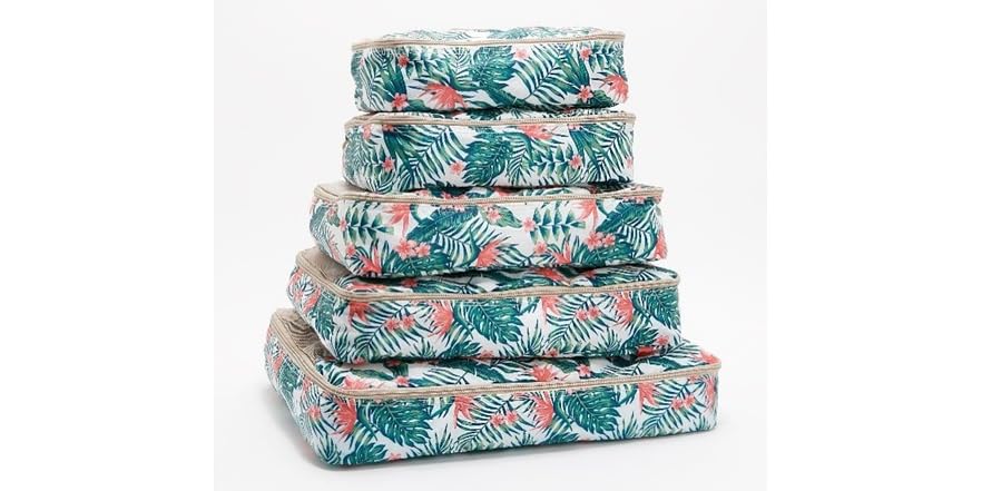 Triforce Printed Packing Cubes, Set of 5