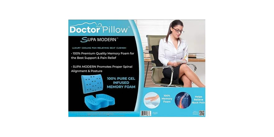 Doctor Pillow Supa Foam Seat Cushion Set