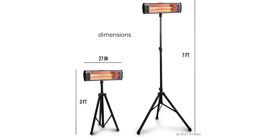 Heat Storm 1500W Infrared Heater, Tripod