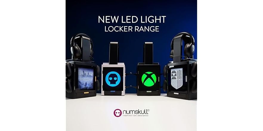 Numskull PS5-Inspired LED Light Gaming Locker