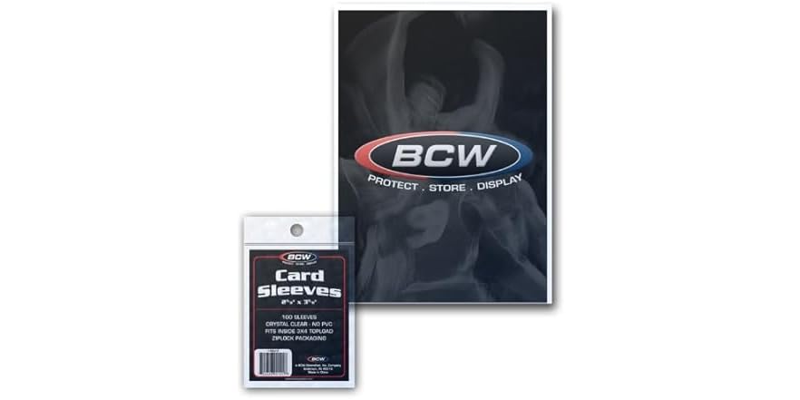 BCW Card Holders & Sleeves, 100ct