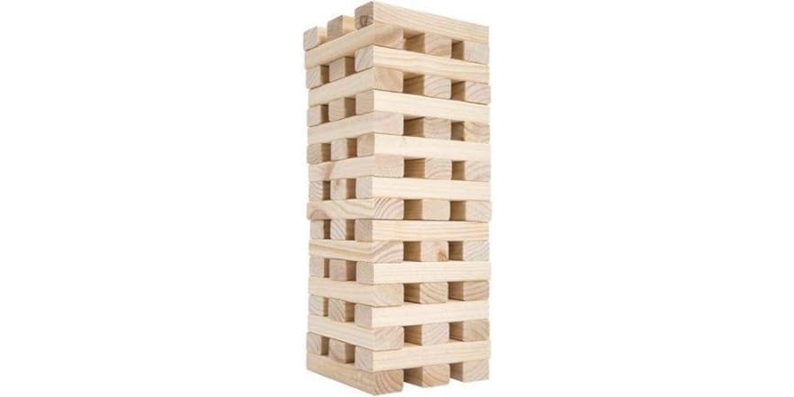 Giant Wooden Stacking Game