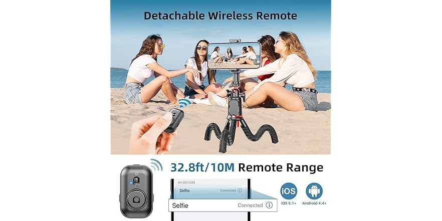 qirita Flexible Tripod for iPhone