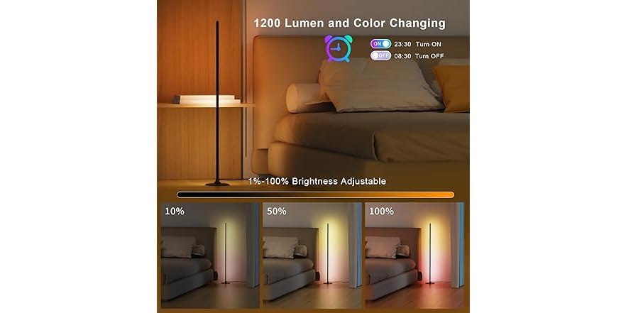 Smart LED Corner Lamp Alexa Ready