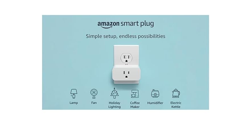 (1, 2 or 3 Pack) Amazon Smart Plug, Works with Alexa
