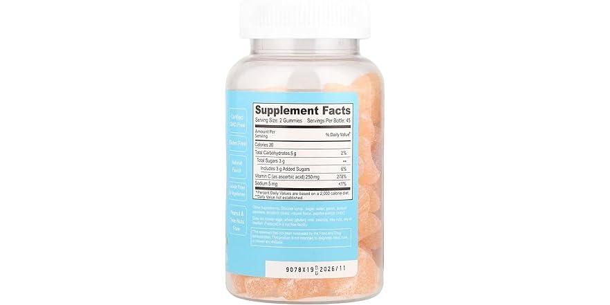 Doctor's Finest Vitamin C Gummies, Orange 90-Ct