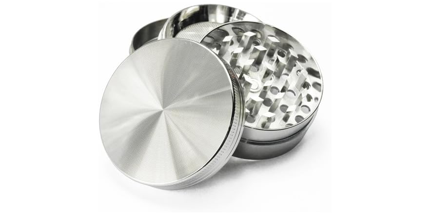 5-Piece Titanium Herb Grinder, 5 Colors