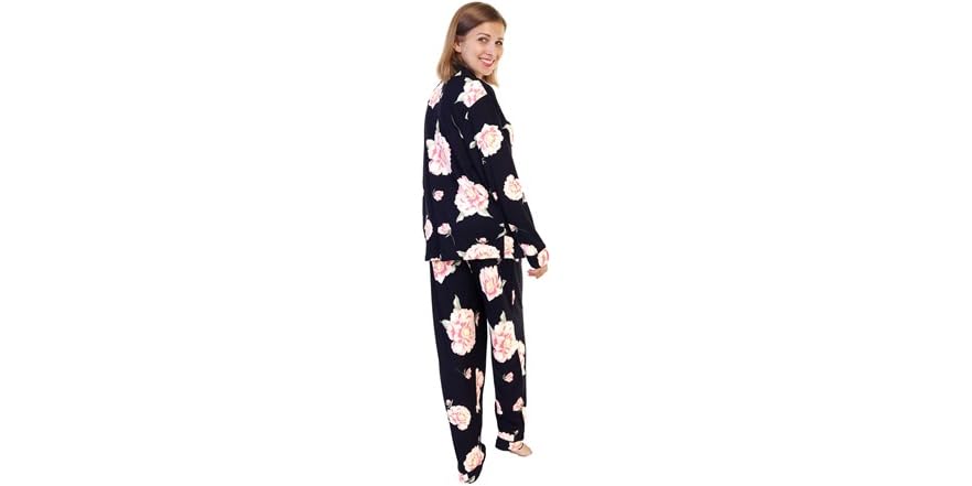 Women's Classic Brushed Microfiber Long Sleeve Pajama Set
