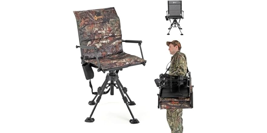 ARROWHEAD OUTDOOR 360 Deg Adjustable Leg Chair