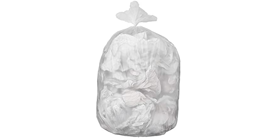 (500 Pack) AmazonComm 25-Gallon Trash Bags
