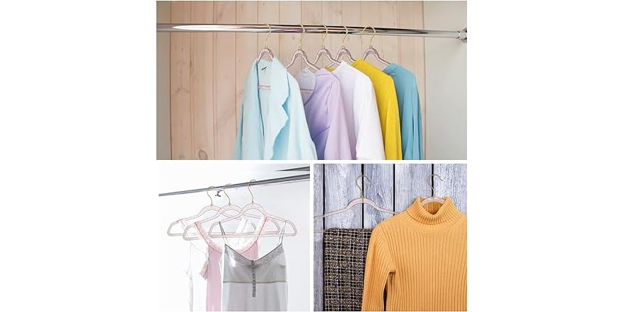 20 PC Clear Glitter Acrylic Hangers