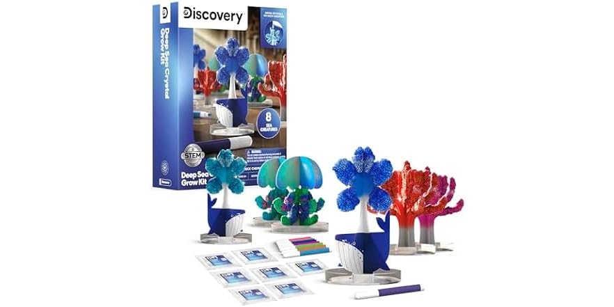 Discovery™ Deep Sea Crystal Grow Kit – 32-Piece