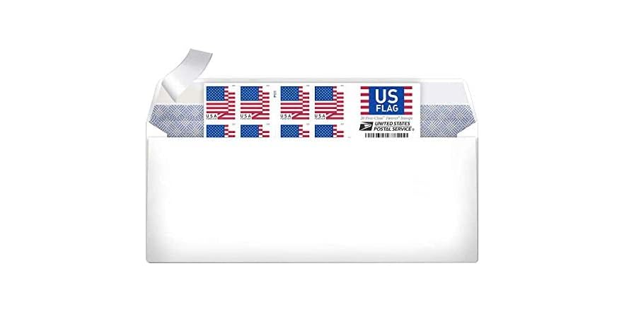 Business Envelope Mailing Stamp