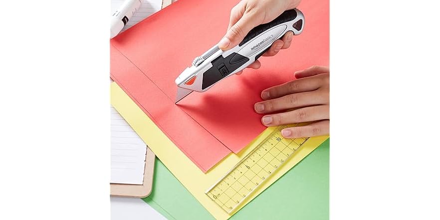 Amazon Basics Heavy Duty Retractable Utility Knife